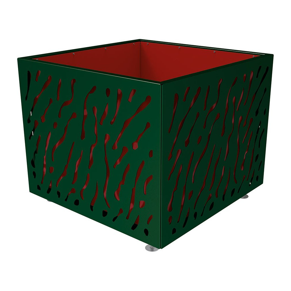Bac à palmier Venise bicolore Procity, acier galvanisé,1145x1145x960 mm ...